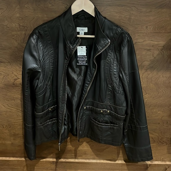 Cato | Jackets & Coats | Cato Brand Dark Brown Leather Jacket | Poshmark